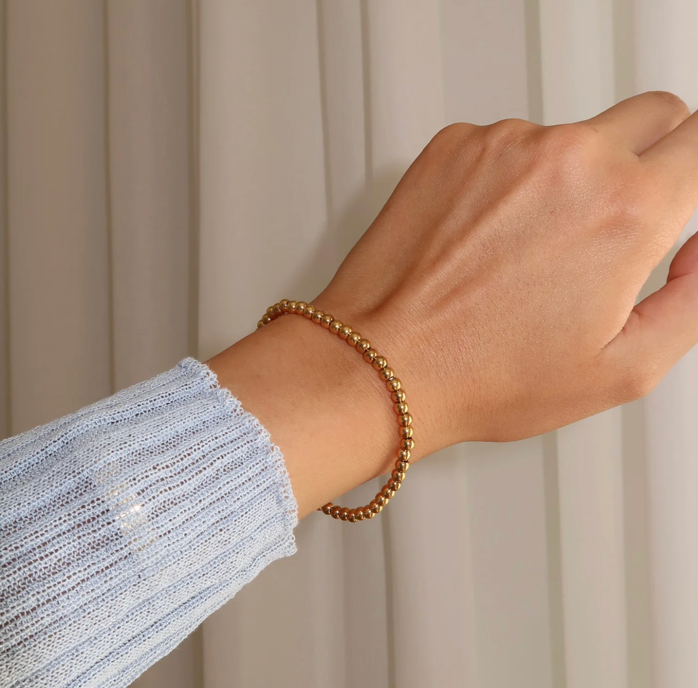 Minimal Bead Bracelet by Namaste Jewelry | Thrive Urban Wellness
